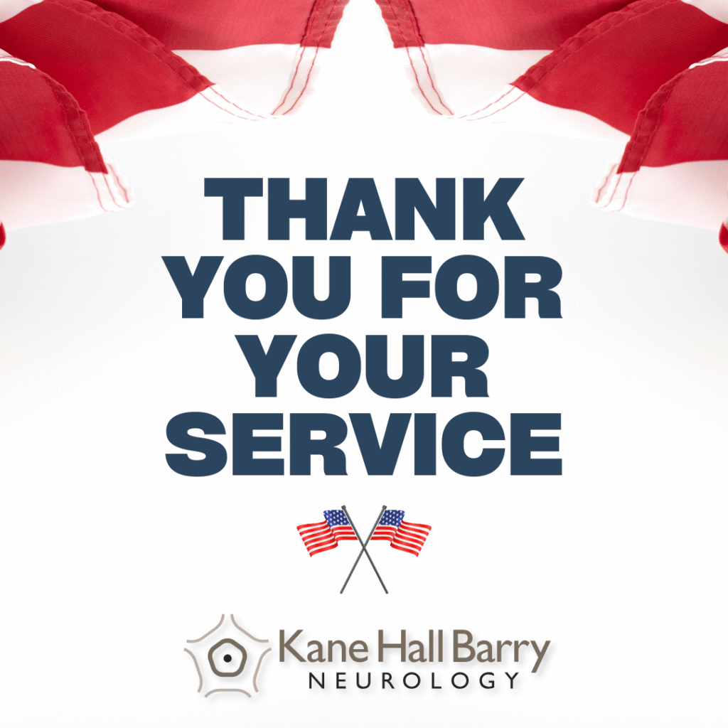 Honoring Our Veterans at Kane Hall Barry Neurology - Kane Hall Barry Neurology